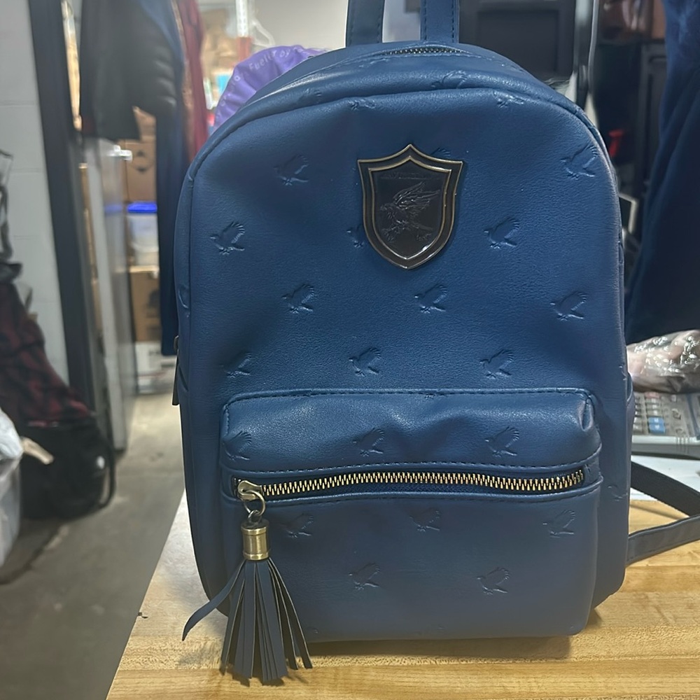 Preowned Harry Potter Ravenclaw Embossed Mini Backpack - Gem
